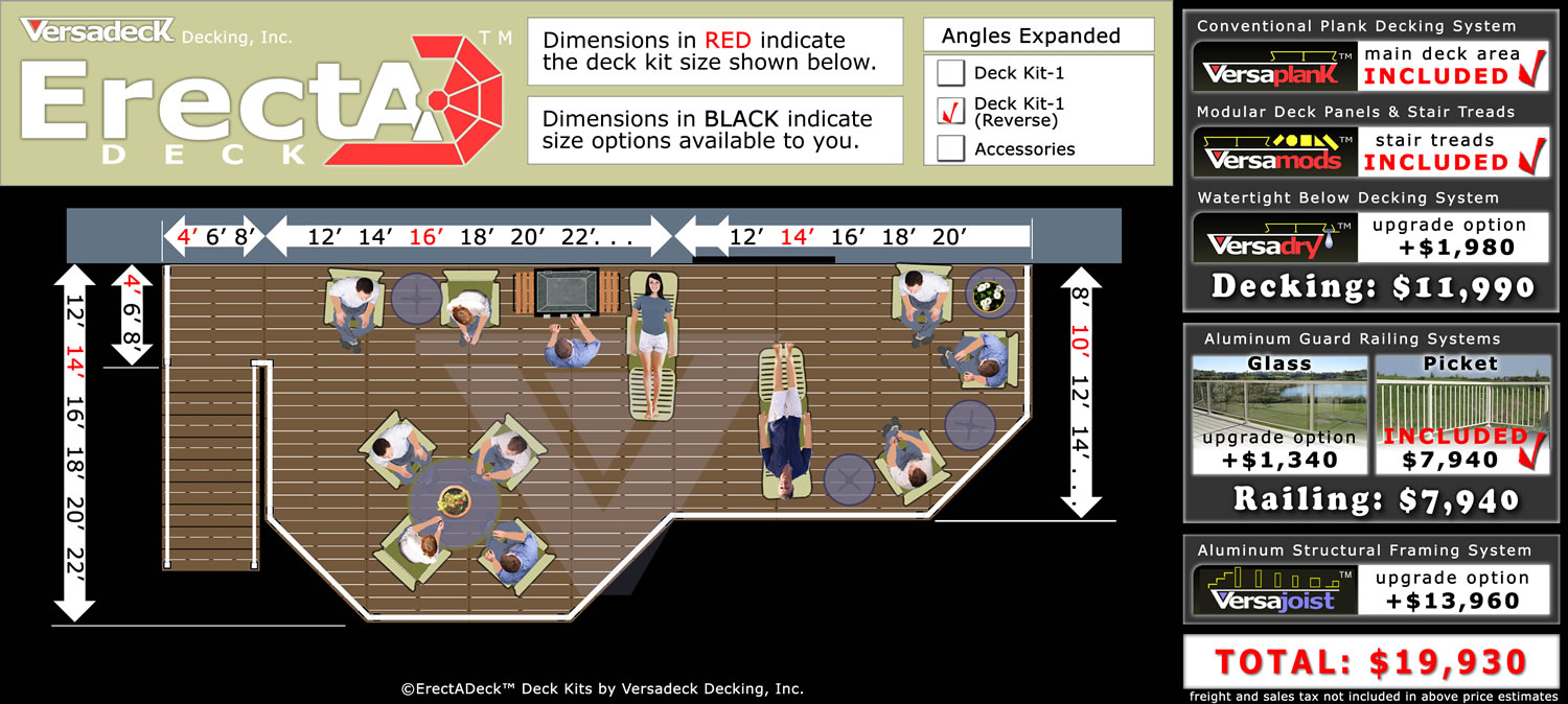 Class A Aluminum Deck System by Versadeck Decking - Fire Rated Decking